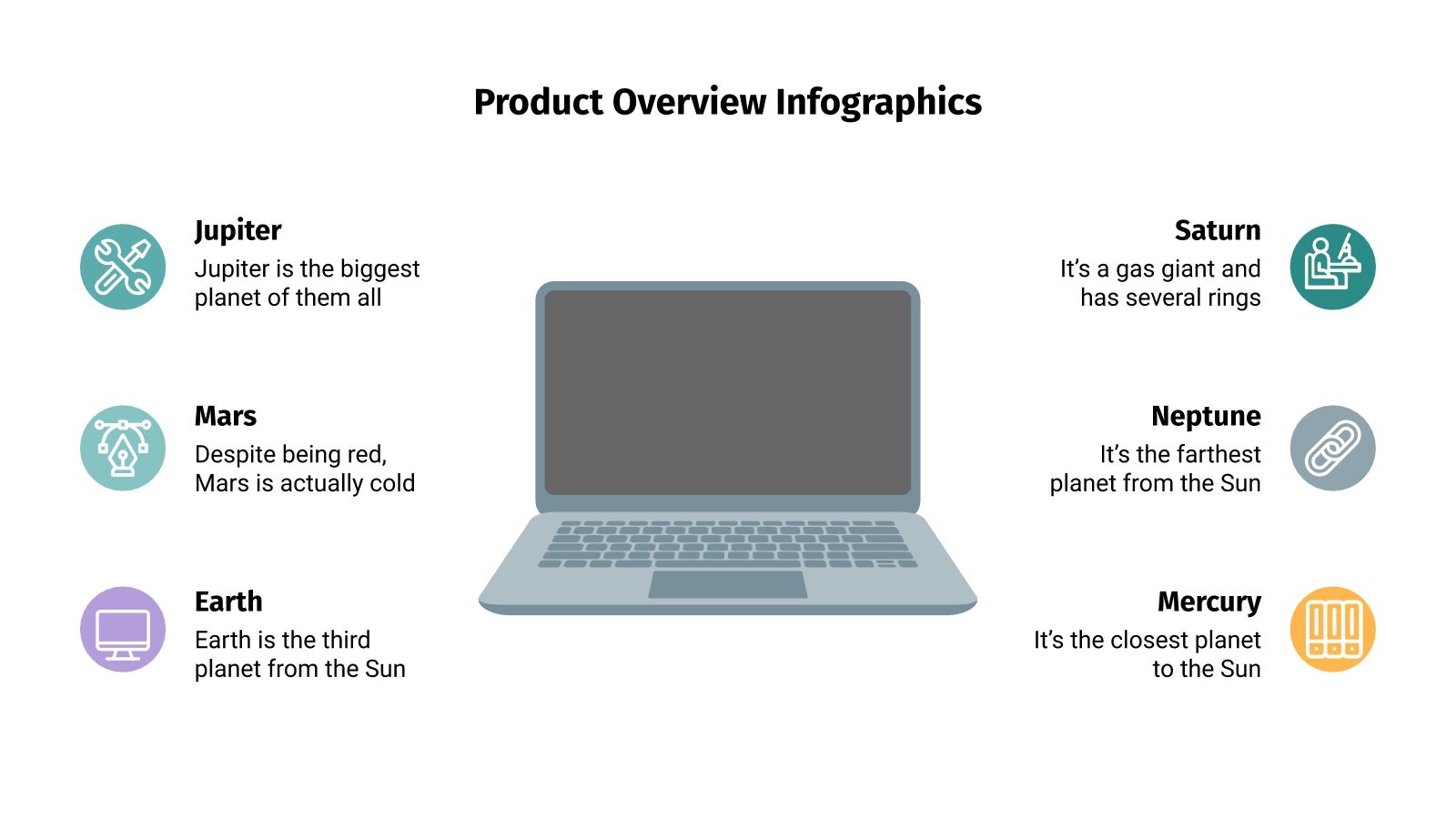 Free Product Overview Infographics for Google Slides and PPT