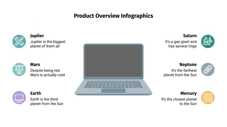 Free Product Overview Infographics for Google Slides and PPT