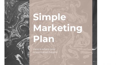 Free Marketing Plan Google Slides and PowerPoint templates