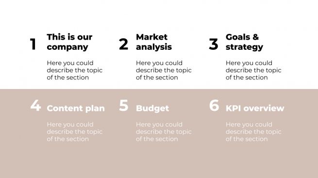 Simple Marketing Plan Google Slides & PowerPoint template