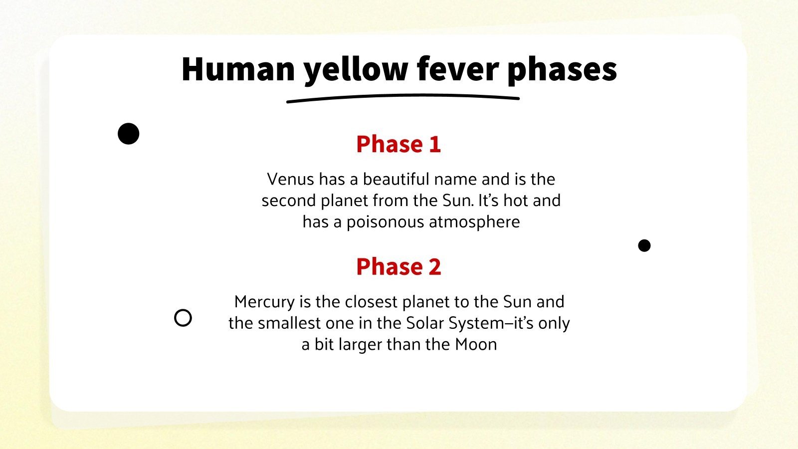 Yellow Fever Disease | Google Slides & PowerPoint