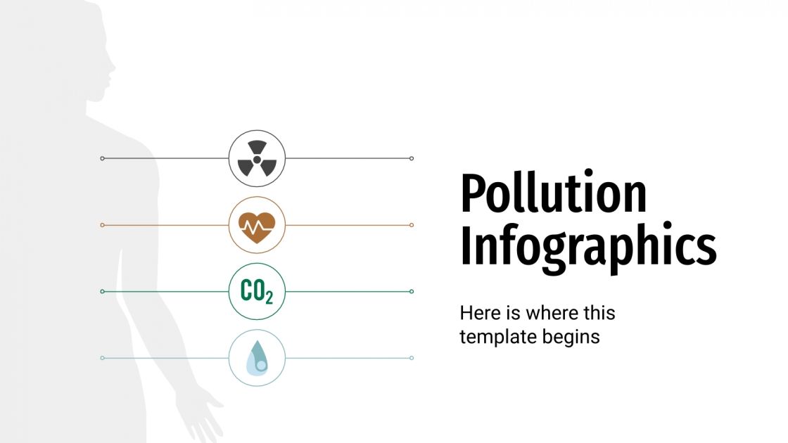 Free Pollution Infographics for Google Slides and PowerPoint