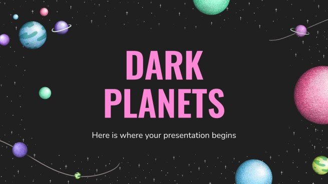 Free Google Slides & PowerPoint Templates inspired by planets