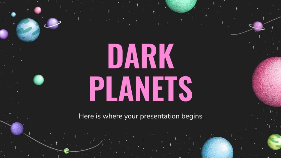 Free Google Slides & PowerPoint Templates inspired by planets