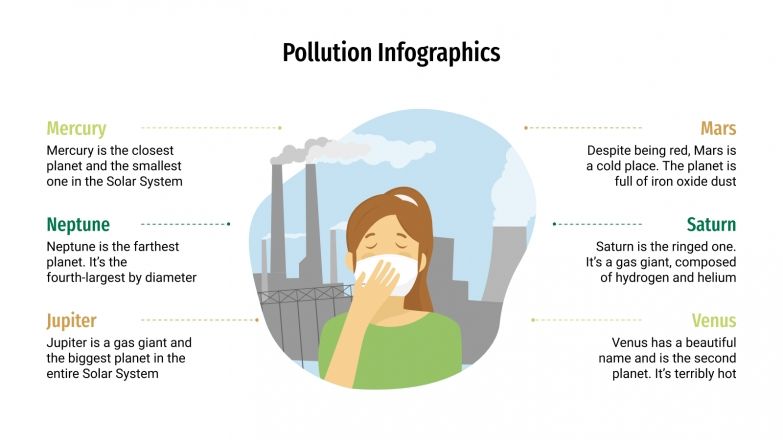 Free Pollution Infographics for Google Slides and PowerPoint