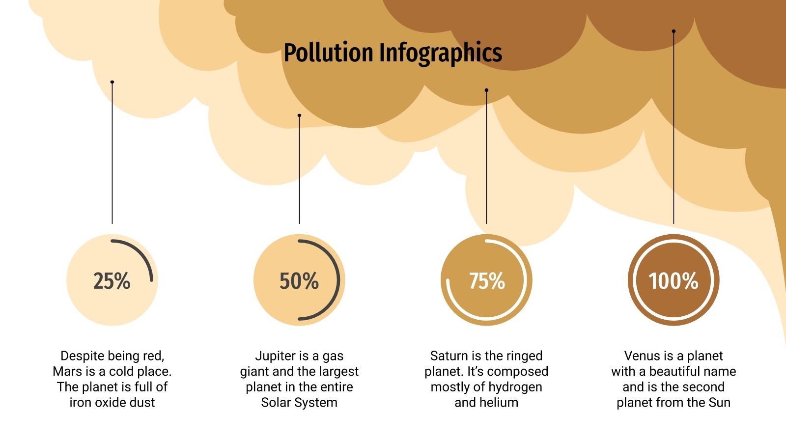 Free Pollution Infographics for Google Slides and PowerPoint