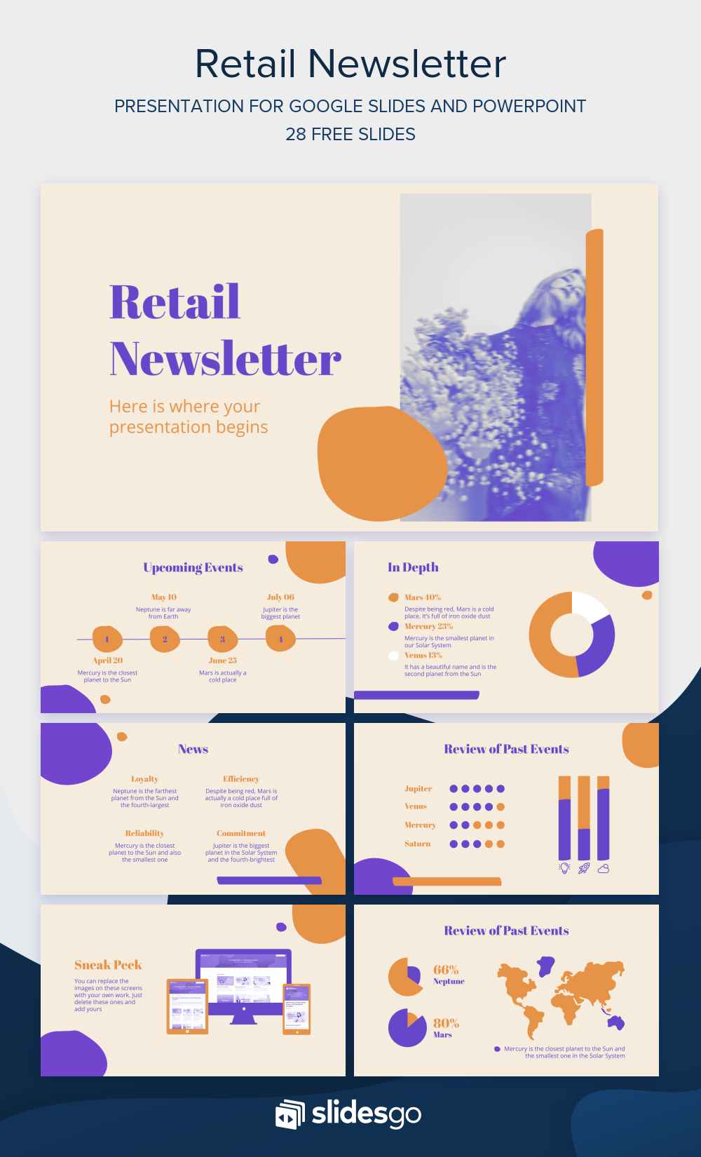 Page 3 | Retail Newsletter Google Slides theme & PowerPoint template