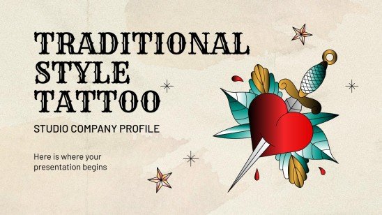 Free Tattoo-themed templates for Google Slides & PowerPoint