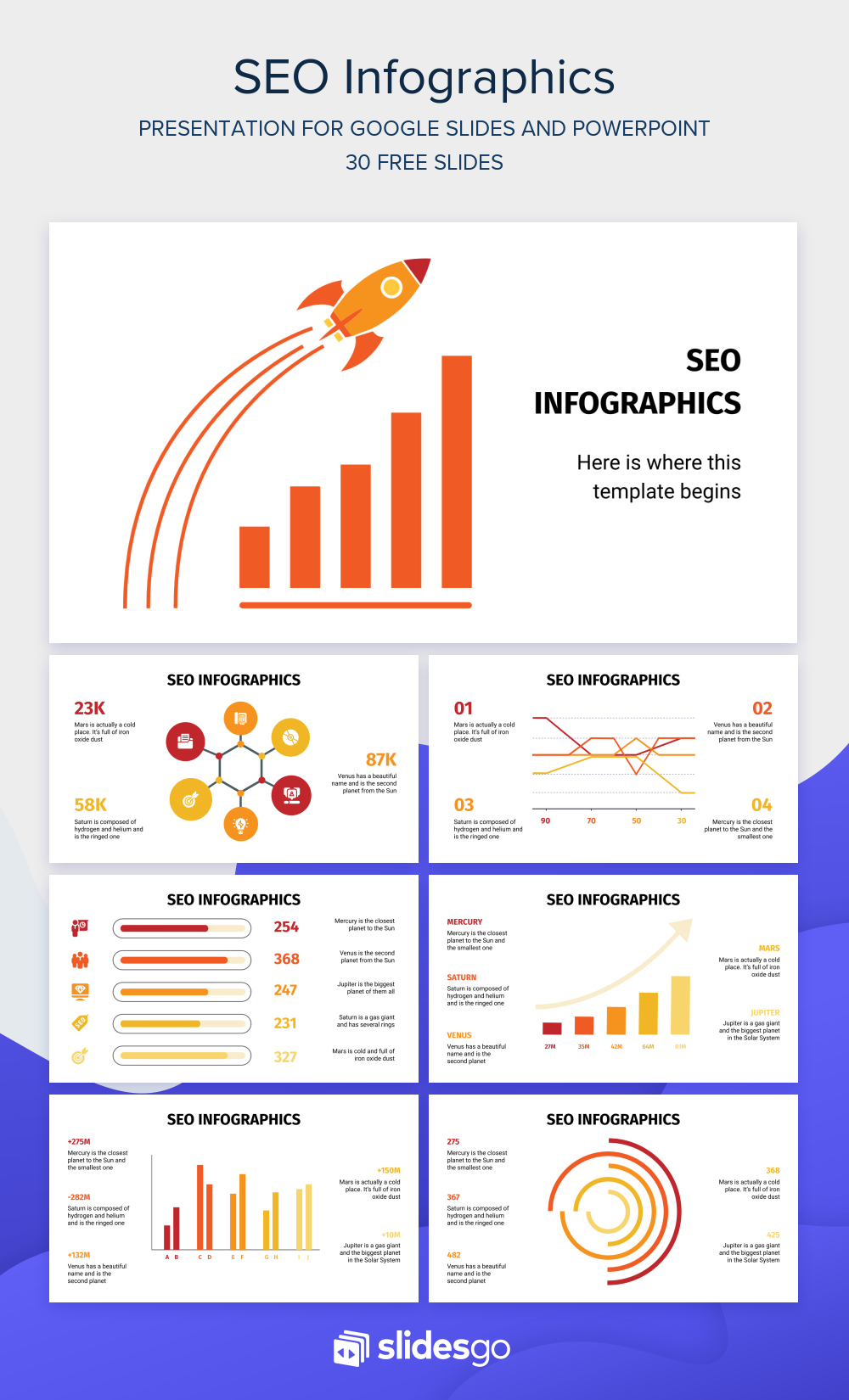 Page 3 | SEO Infographics for Google Slides and PowerPoint