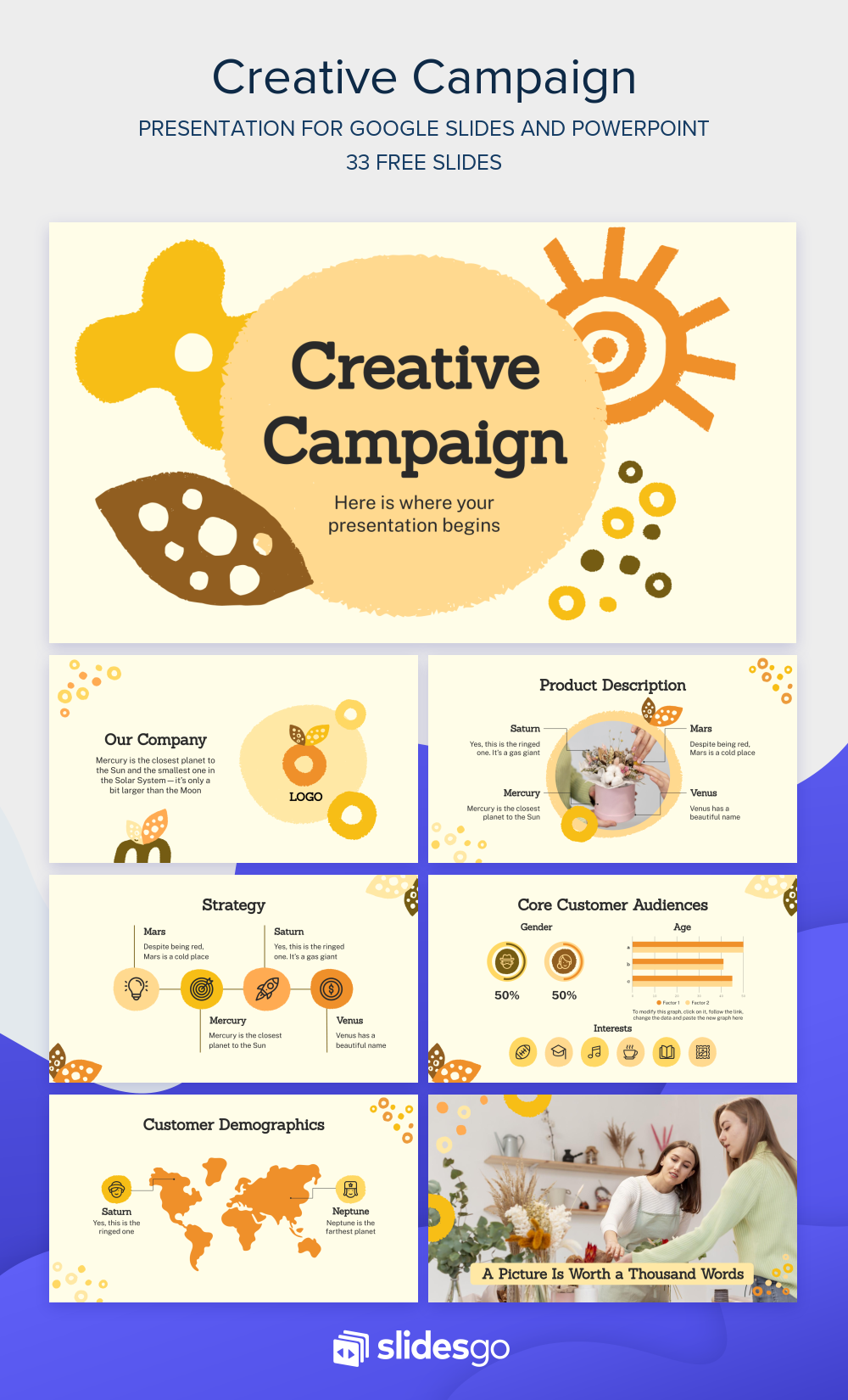 Page 2 | Creative Campaign Google Slides & PowerPoint template