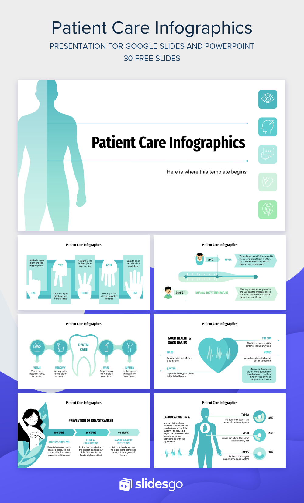 Page 2 | Free Patient Care Infographics for Google Slides and PowerPoint