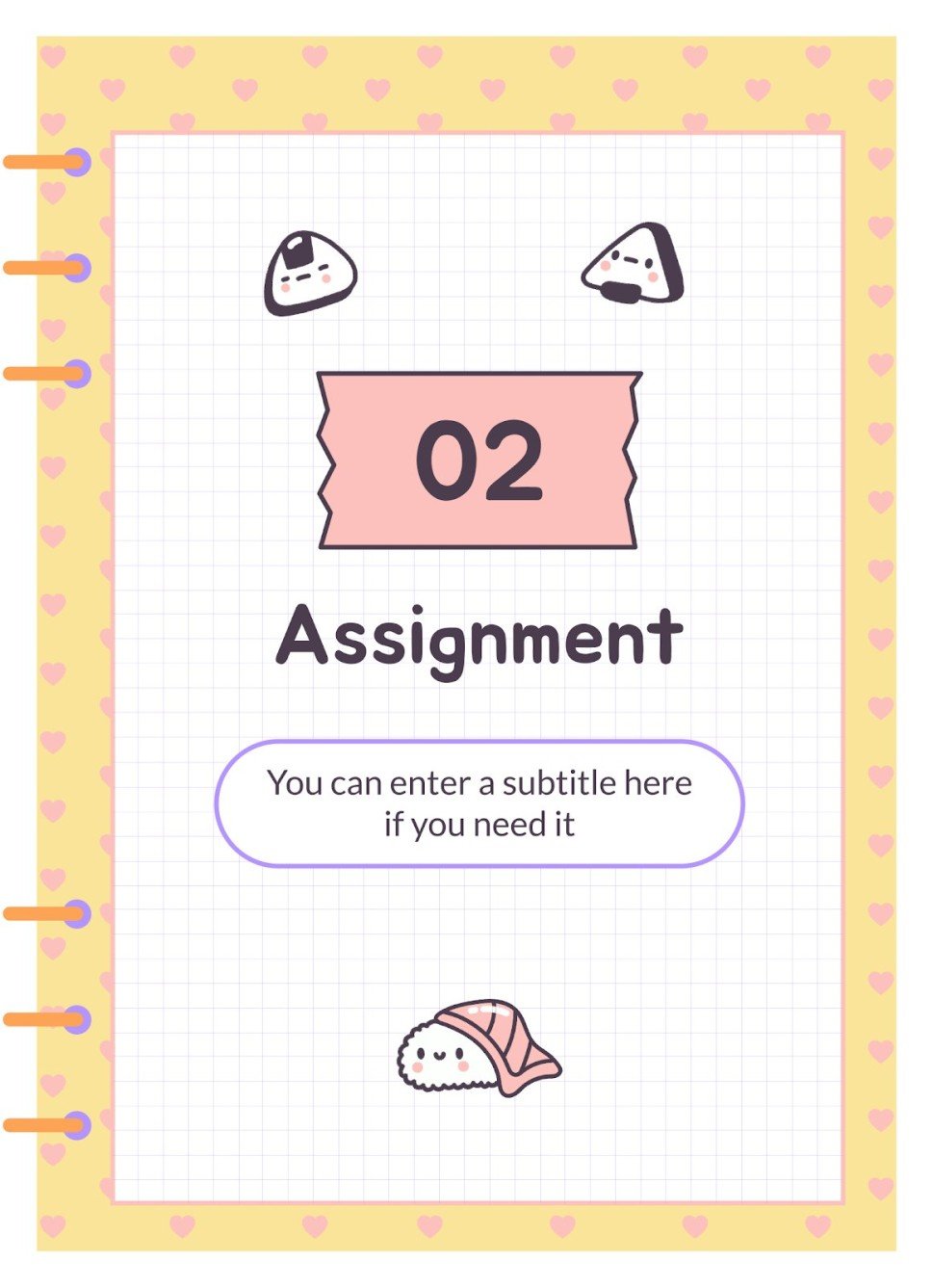 Korean Notebook Style: Student Book | Google Slides & PPT