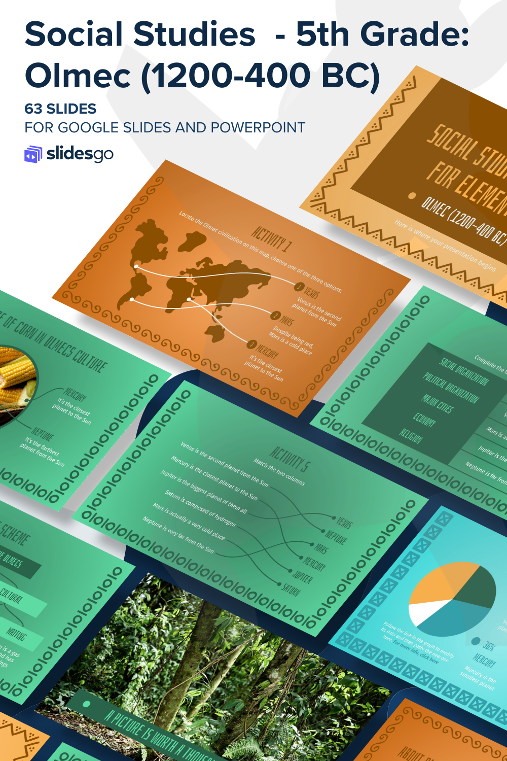 Social Studies for Elementary - 5th Grade: Olmec (1200-400 BC)