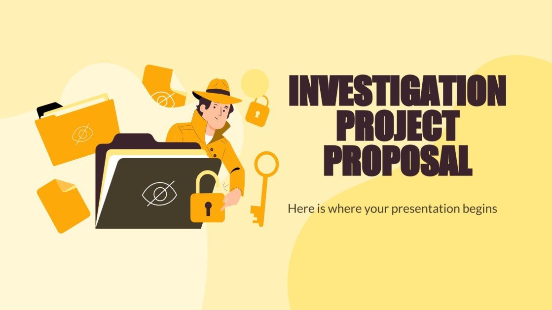 Investigation Project Proposal Google Slides & PPT template