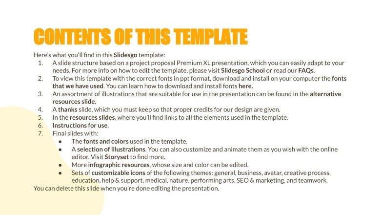 Investigation Project Proposal Google Slides & PPT template