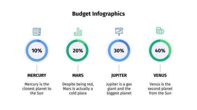 Budget Infographics Google Slides and PowerPoint template