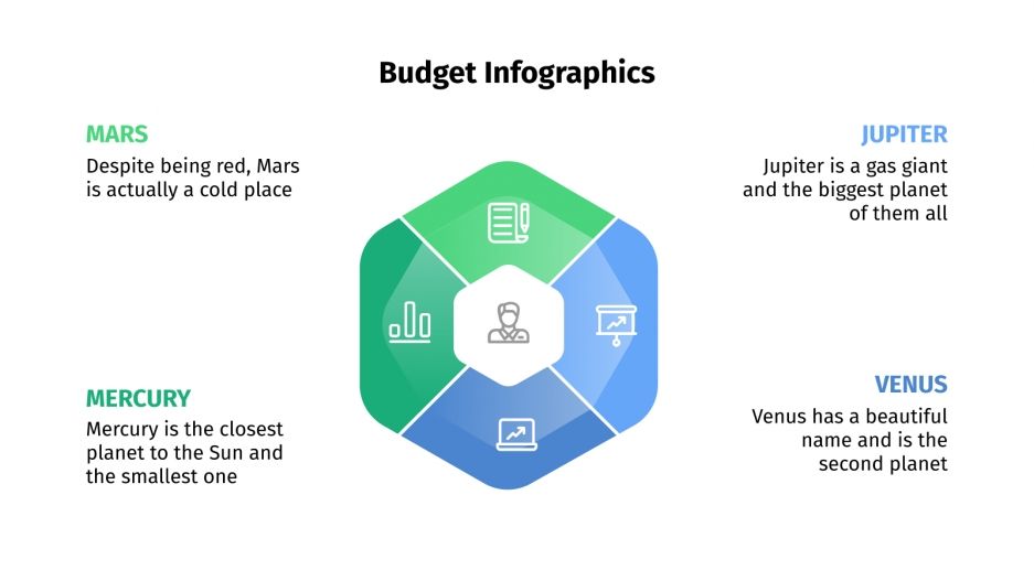 Budget Infographics Google Slides and PowerPoint template