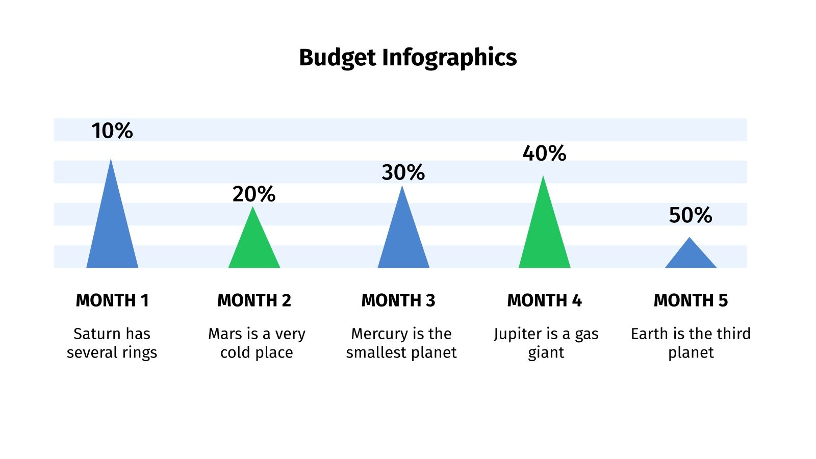 Budget Infographics Google Slides and PowerPoint template