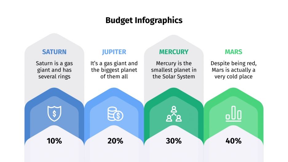 Budget Infographics Google Slides and PowerPoint template