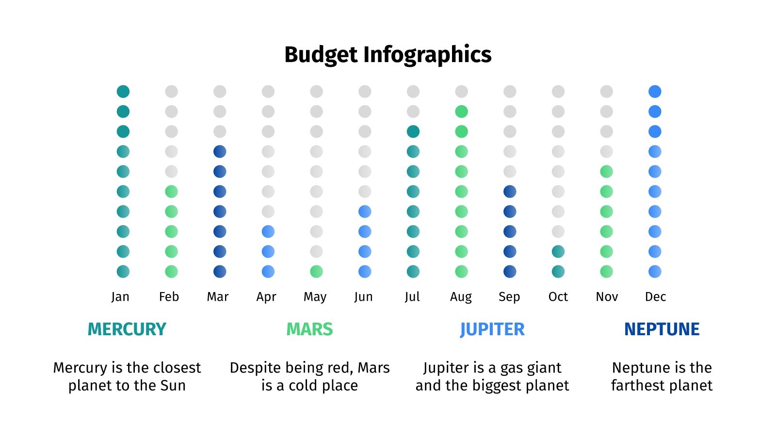Budget Infographics Google Slides and PowerPoint template