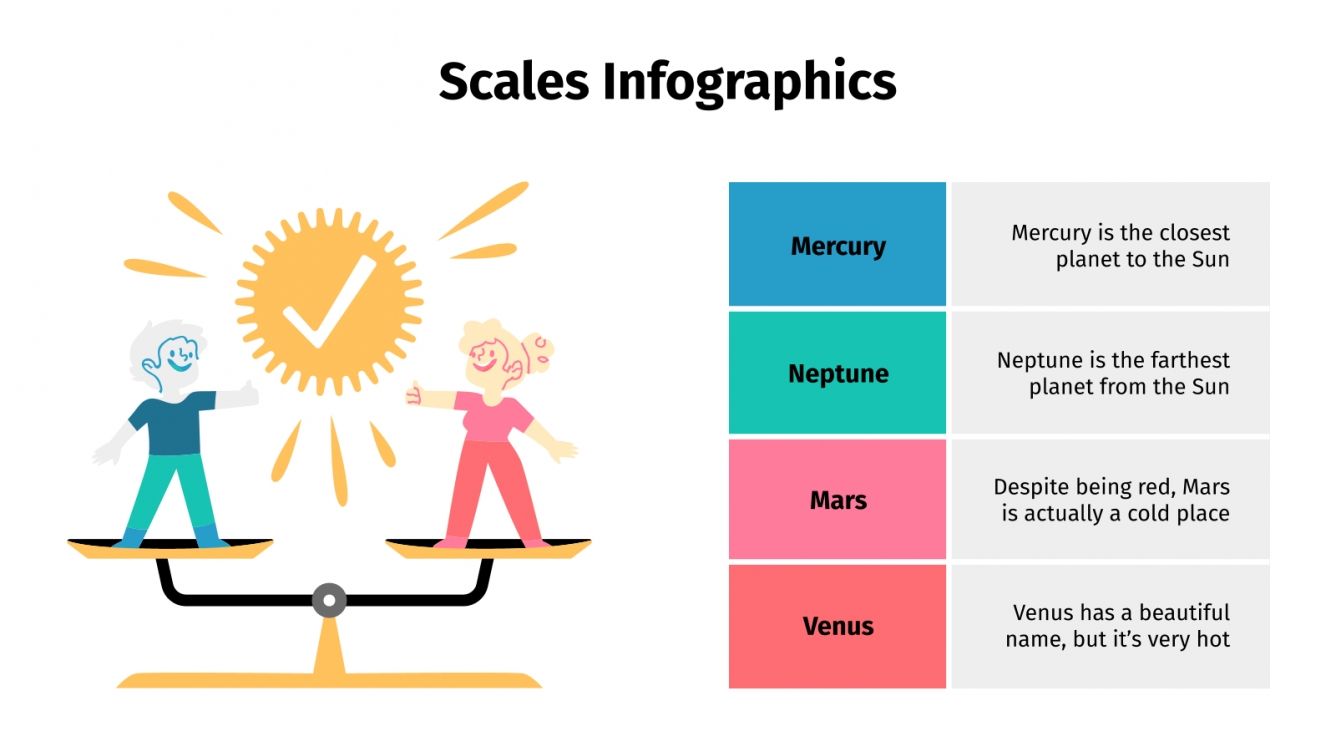 Free Scales Infographics for Google Slides and PowerPoint