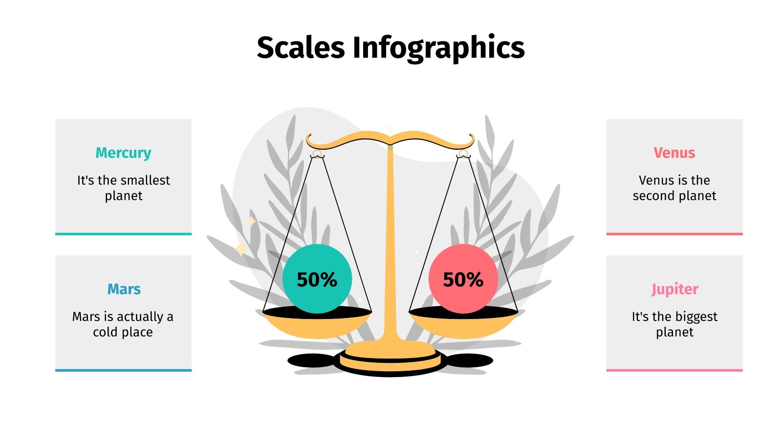 Free Scales Infographics for Google Slides and PowerPoint