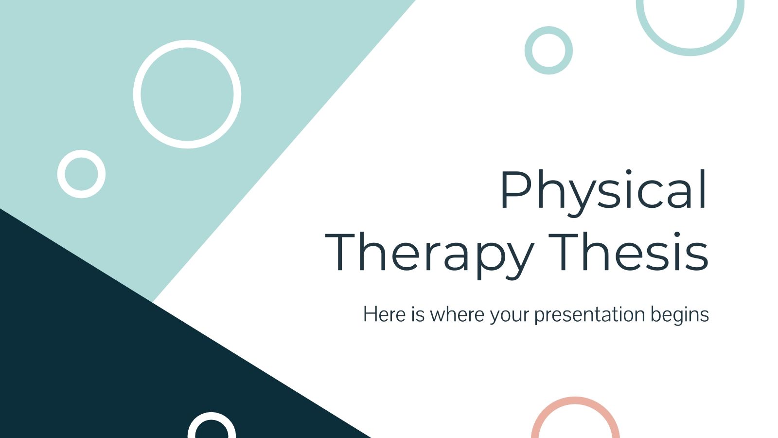 Physical Therapy Thesis Google Slides & PPT template