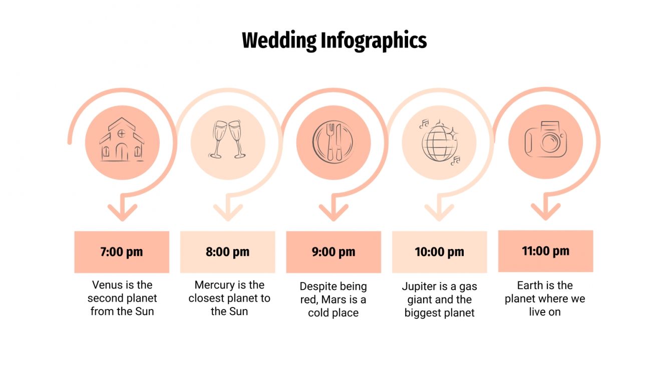 Free Wedding Infographics for Google Slides and PowerPoint