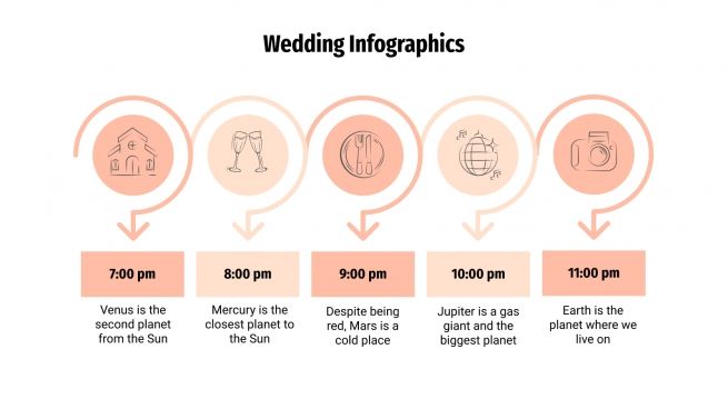 Free Wedding Infographics for Google Slides and PowerPoint