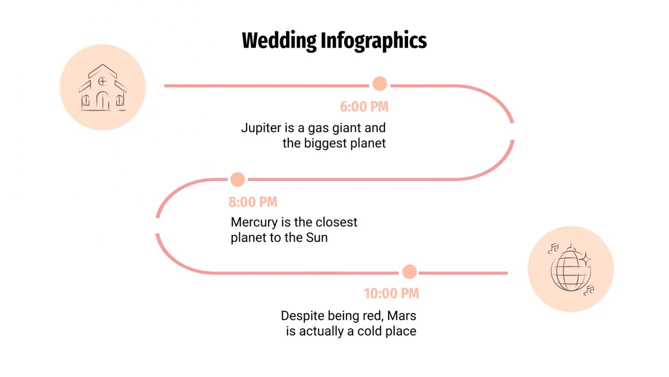 Free Wedding Infographics for Google Slides and PowerPoint