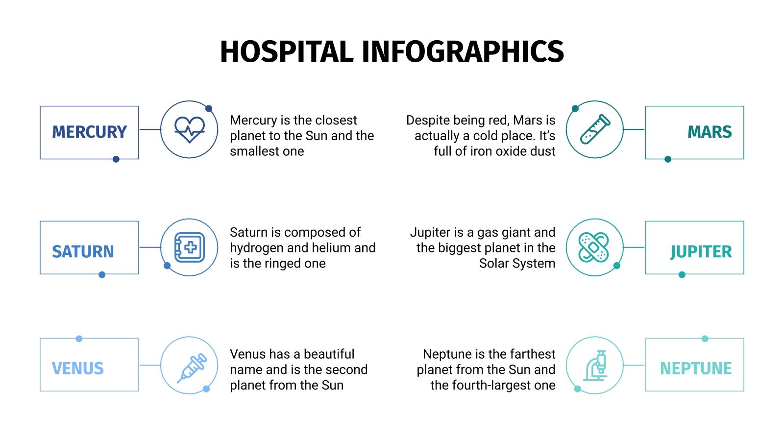 Free Hospital Infographics for Google Slides and PowerPoint