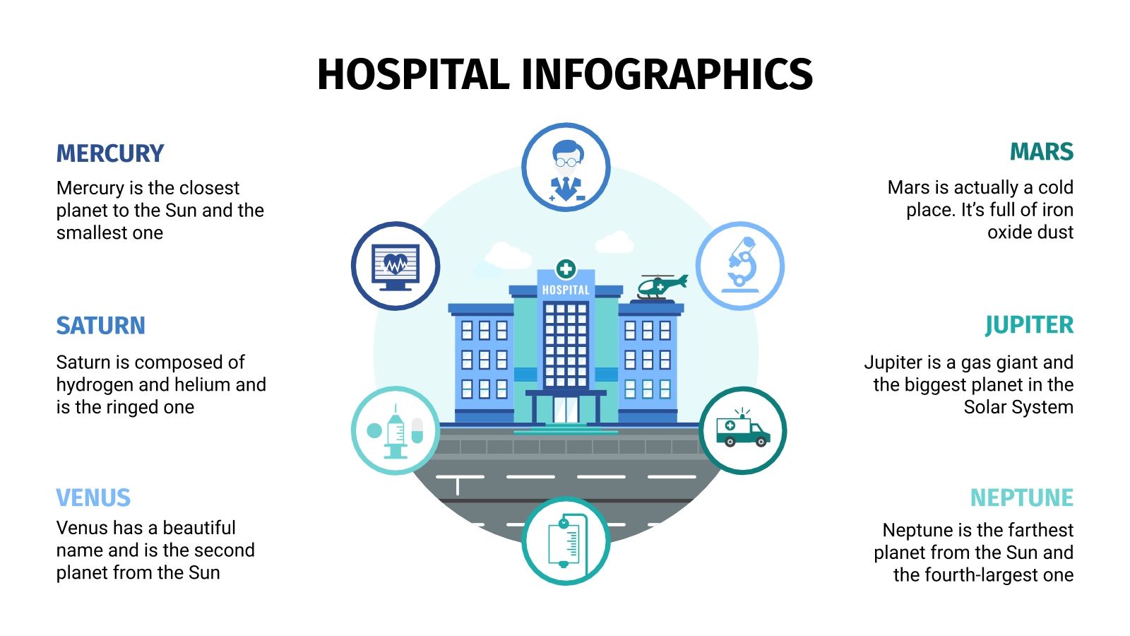 Free Hospital Infographics for Google Slides and PowerPoint