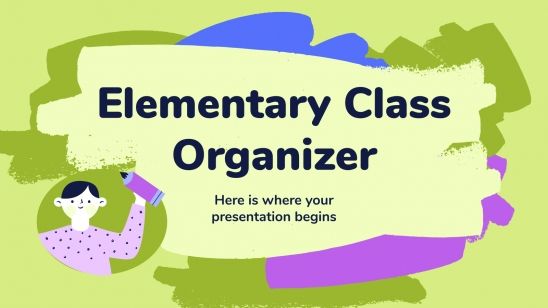 Elementary Class Organizer Google Slides & PowerPoint template