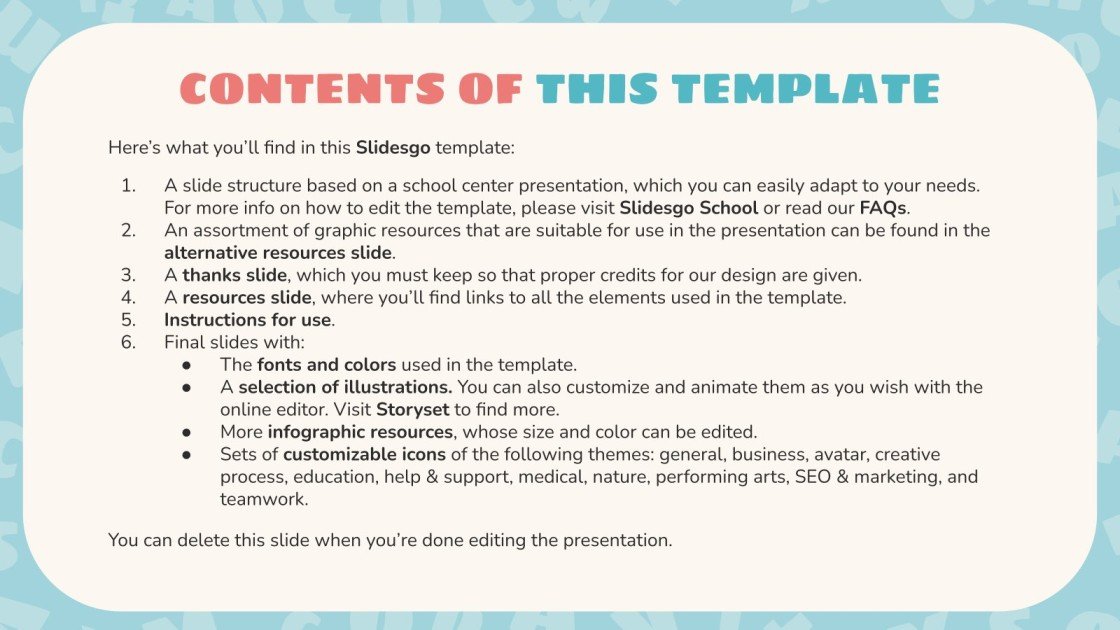 Spanish Language School Center | Google Slides & PPT