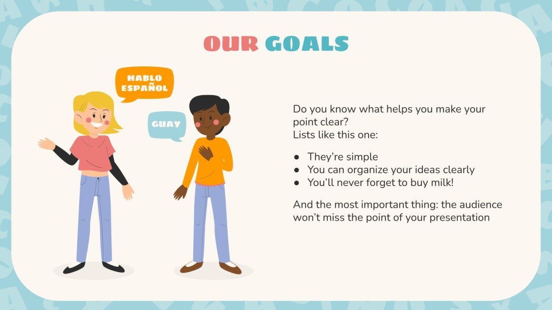 Spanish Language School Center | Google Slides & PPT