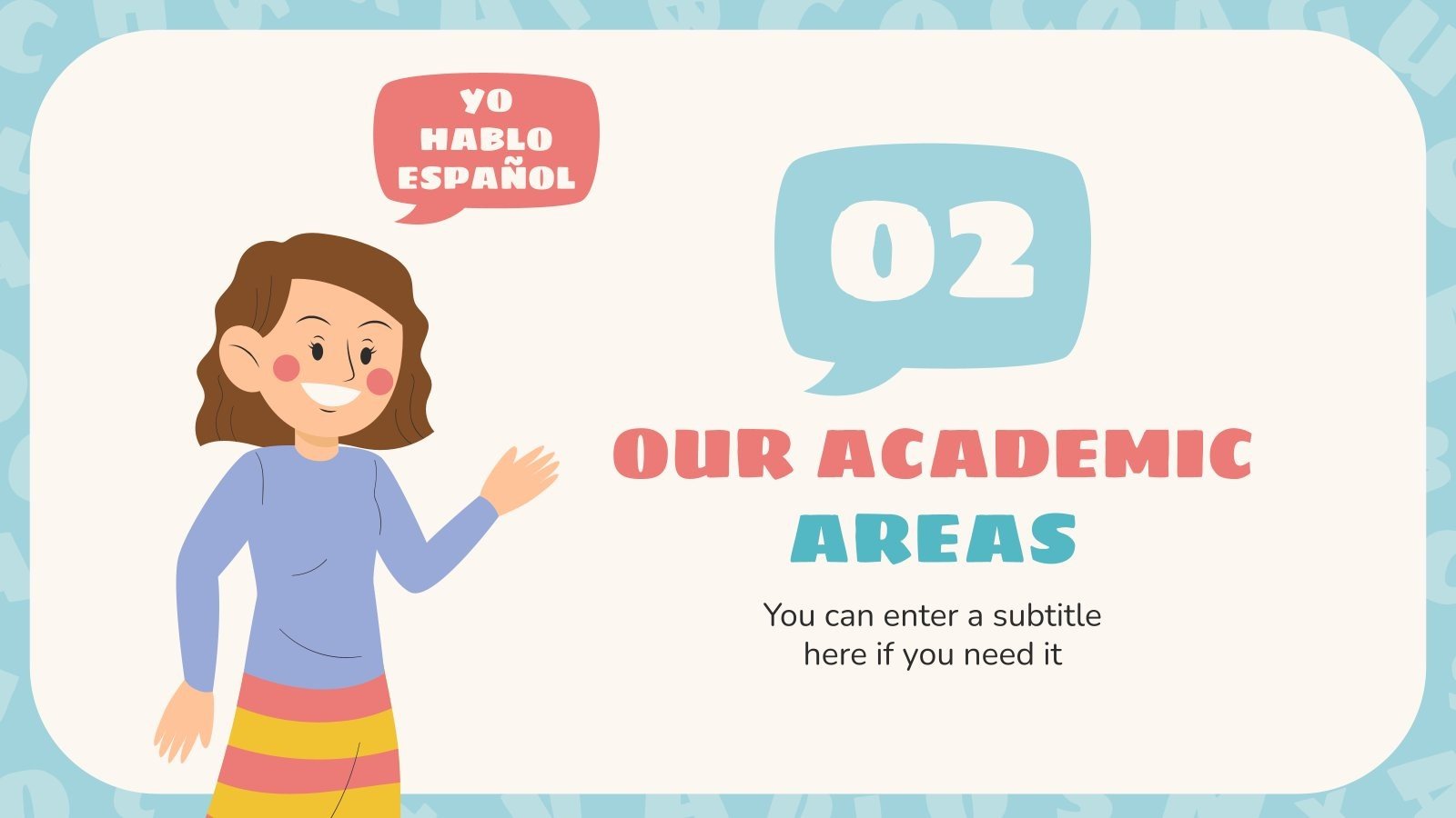 Spanish Language School Center | Google Slides & PPT