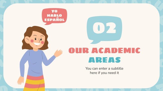 Spanish Language School Center | Google Slides & PPT