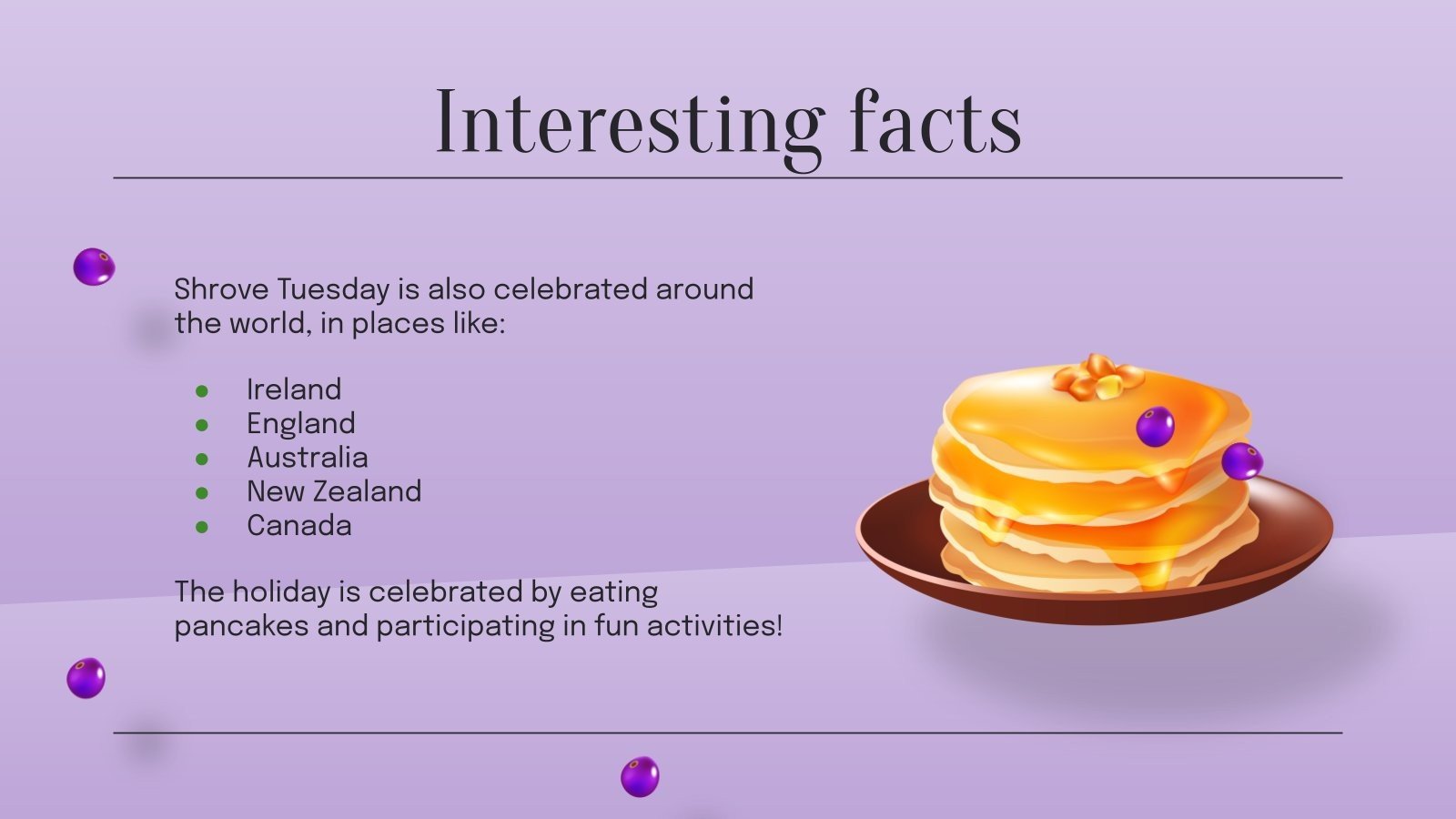Shrove Tuesday | Google Slides & PowerPoint template