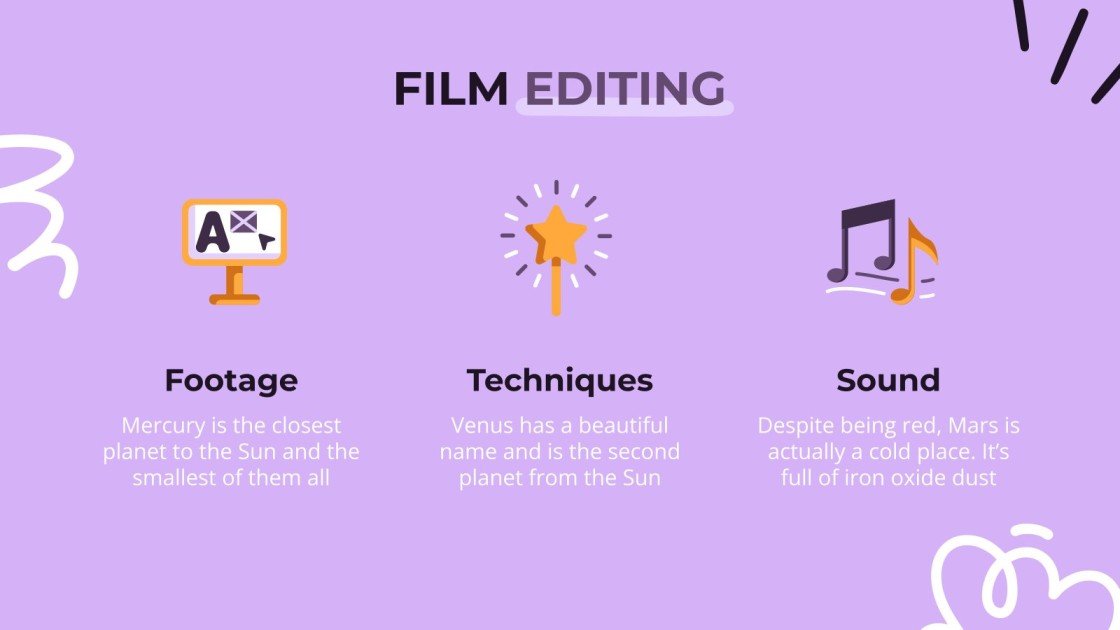 Cinema & Film Major for College | Google Slides & PPT