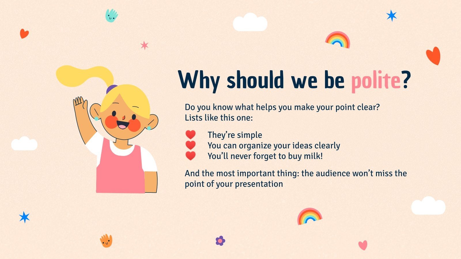 Social Skills for Pre-K: Polite Habits | Google Slides & PPT