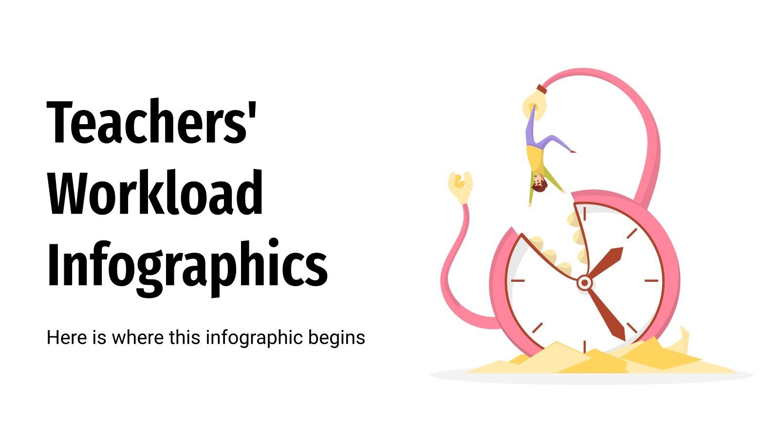 Teachers' Workload Infographics | Google Slides & PowerPoint