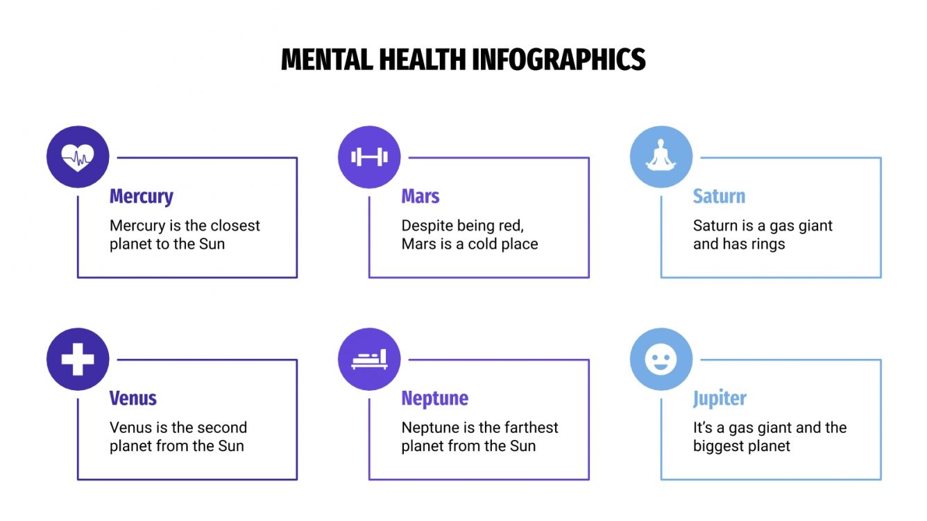 Free Mental Health Infographics for Google Slides and PowerPoint