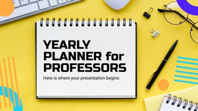 Free monthly planner templates for Google Slides & PowerPoint
