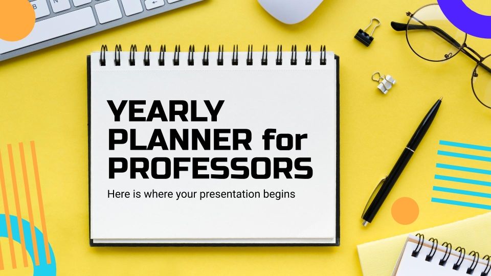 Free monthly planner templates for Google Slides & PowerPoint