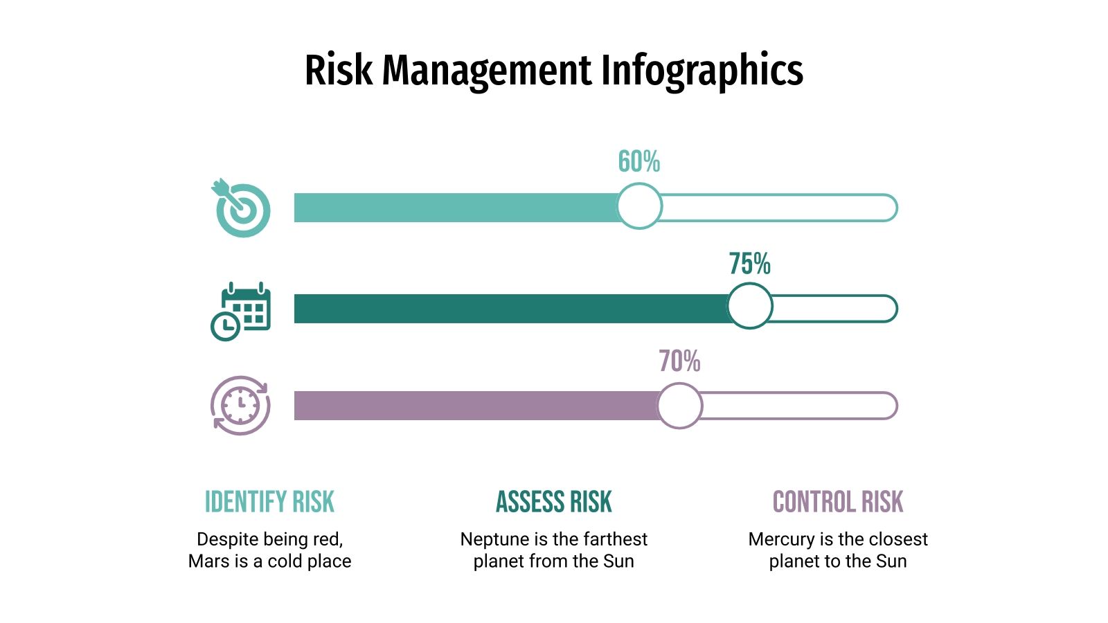 Infografik Risikomanagement | Google Slides & PowerPoint