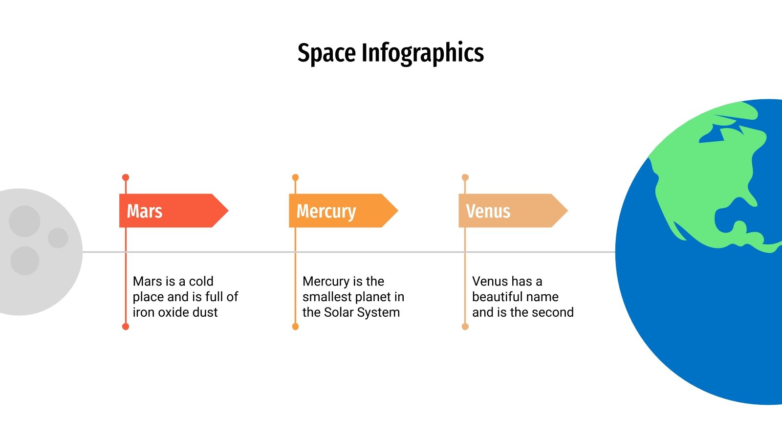 Space Infographics for Google Slides and PowerPoint