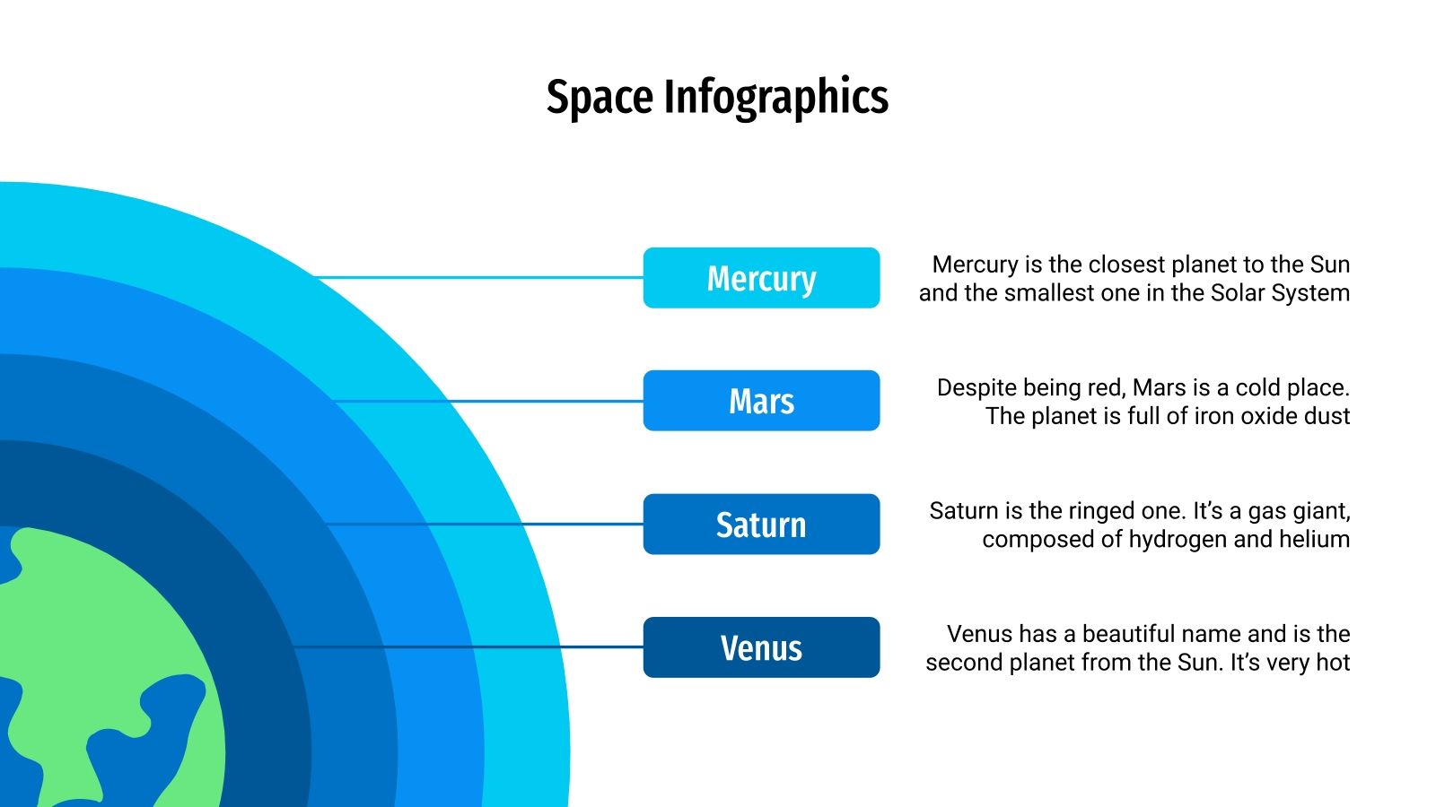 Space Infographics for Google Slides and PowerPoint