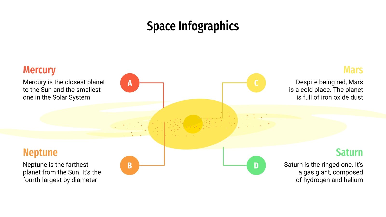 Space Infographics for Google Slides and PowerPoint