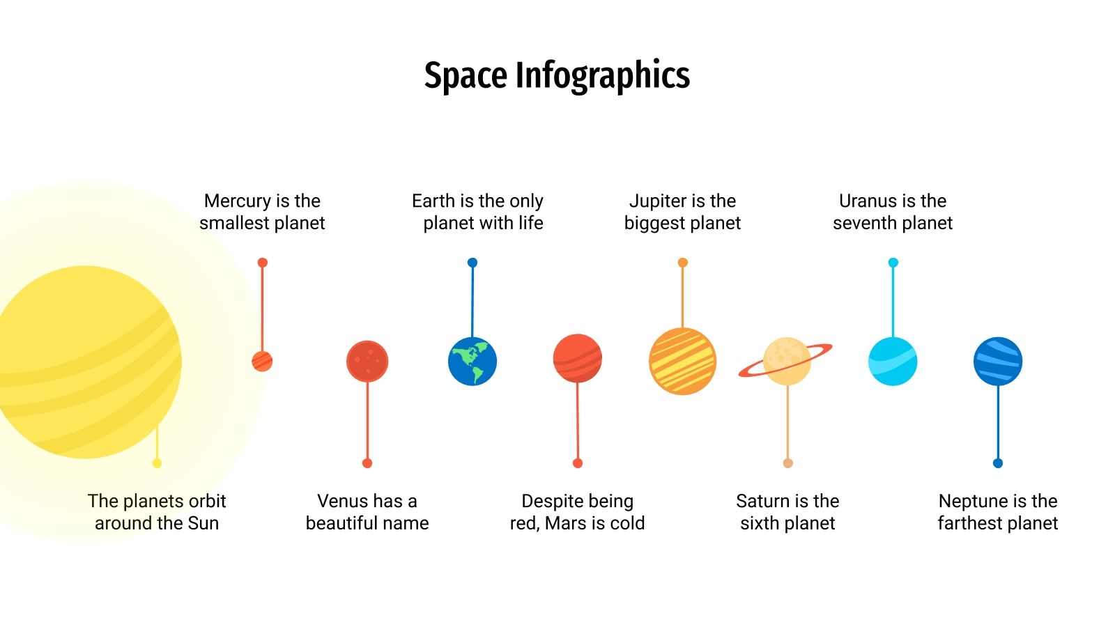 Space Infographics for Google Slides and PowerPoint