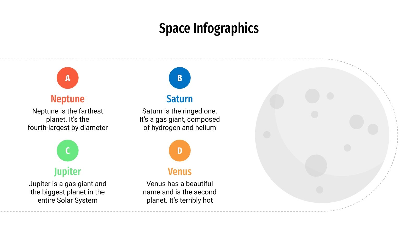 Space Infographics for Google Slides and PowerPoint